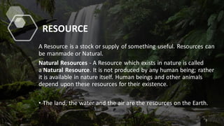 Chapter - 14, Natural Resources, Science, Class 9 | PDF