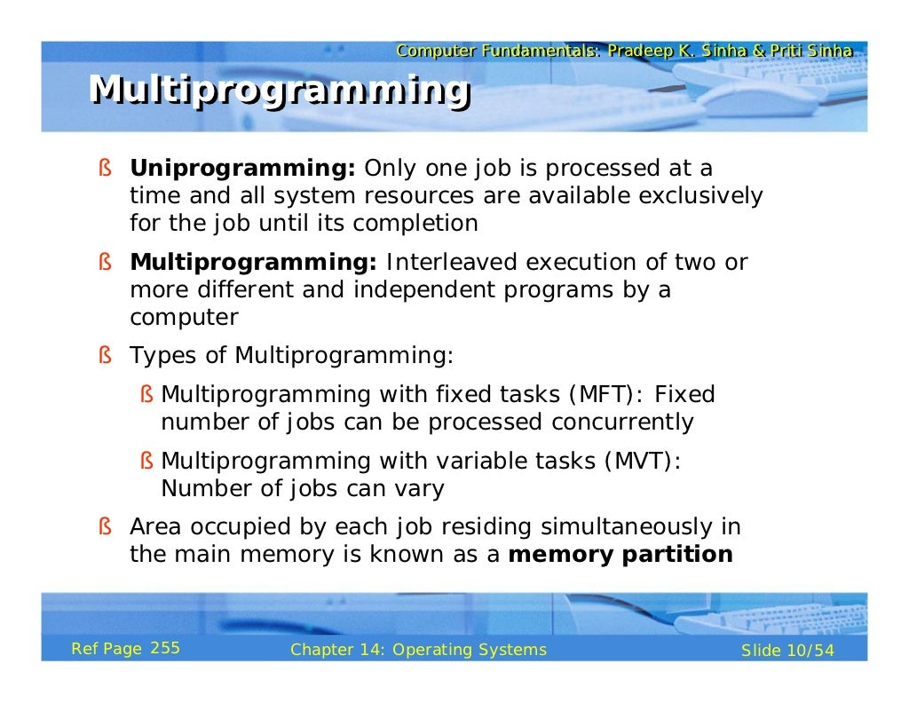 Computer Fundamentals Chapter 14 os