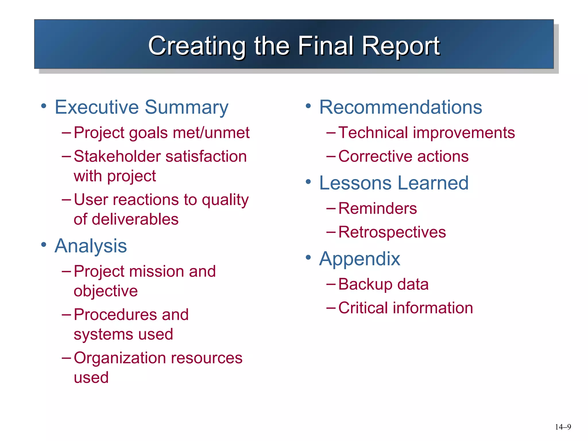 Project audit & closure | PPT