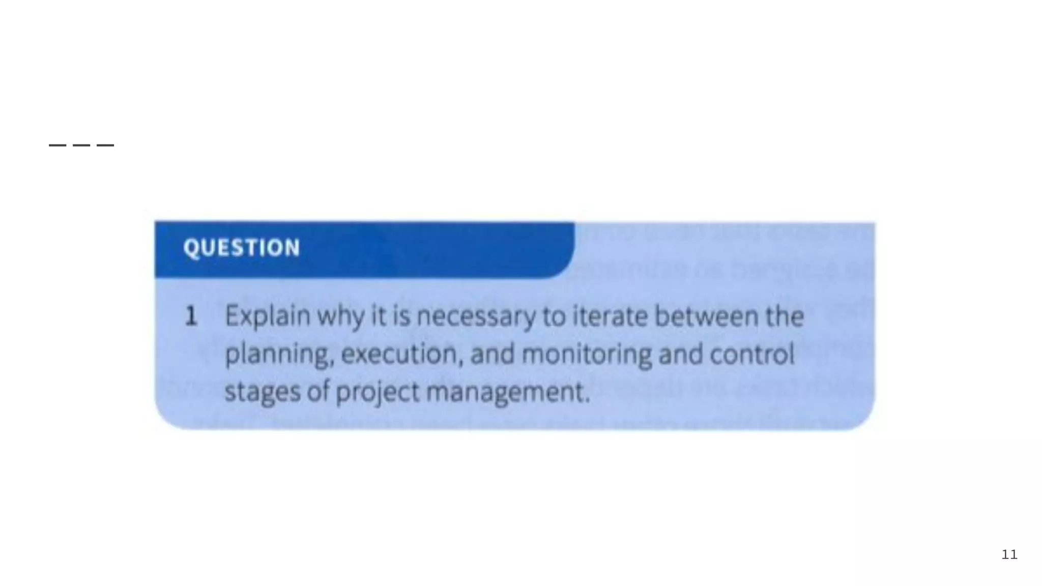 Project management part 1 | PPT