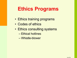 Chapter 14 regulation and ethic concern | PPTX
