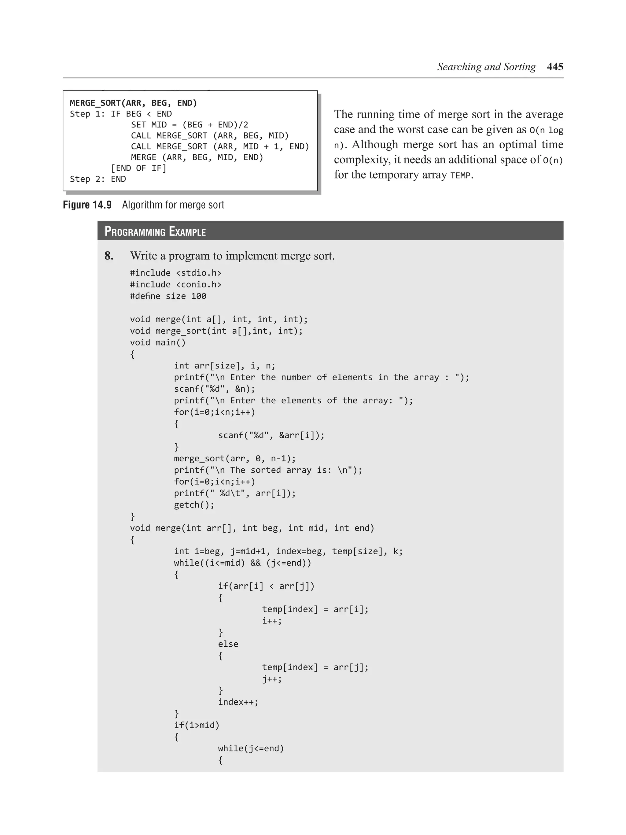 Chapter 14 Searching and Sorting | PDF | Programming Languages | Computing
