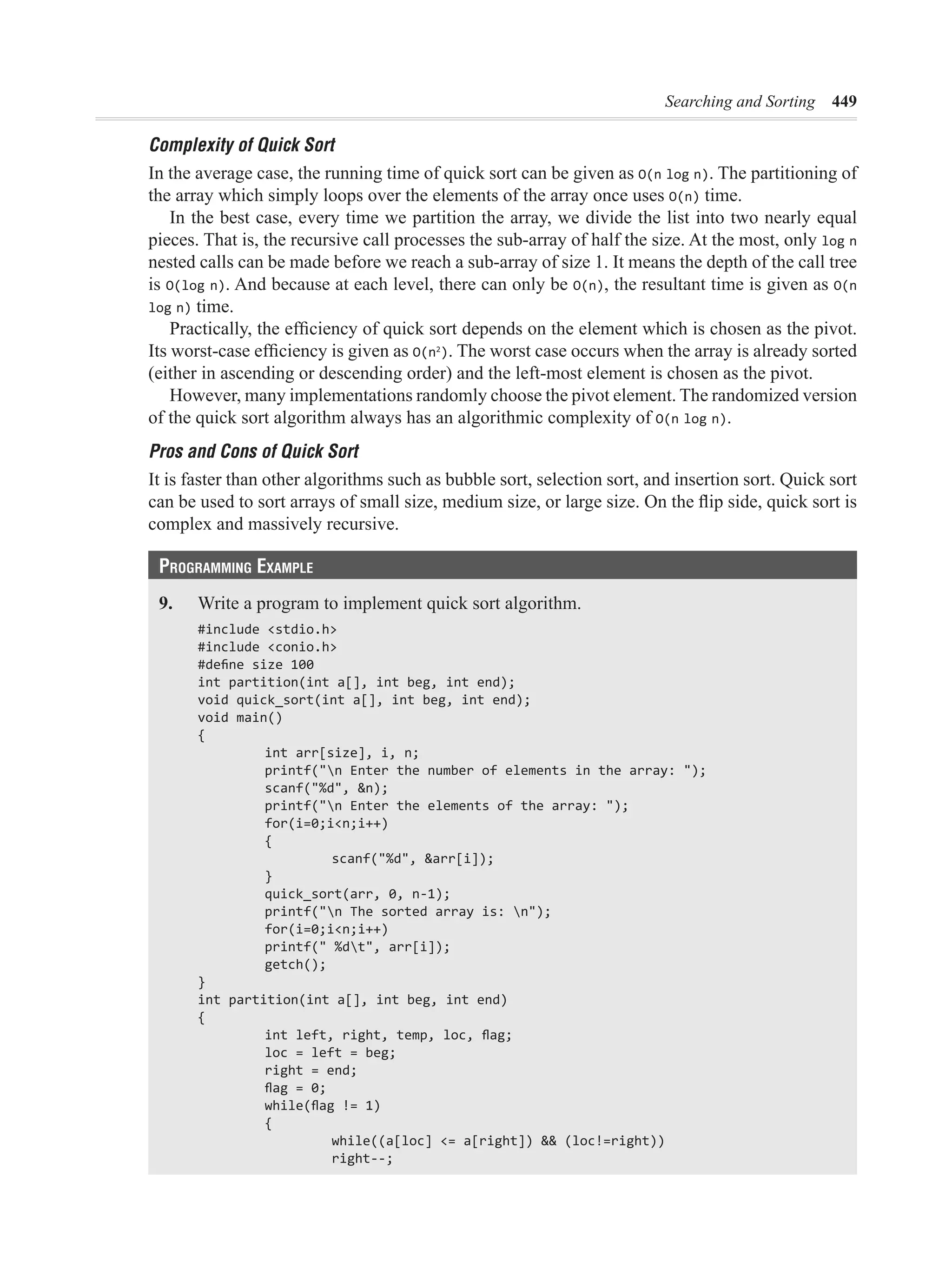 Chapter 14 Searching and Sorting | PDF | Programming Languages | Computing