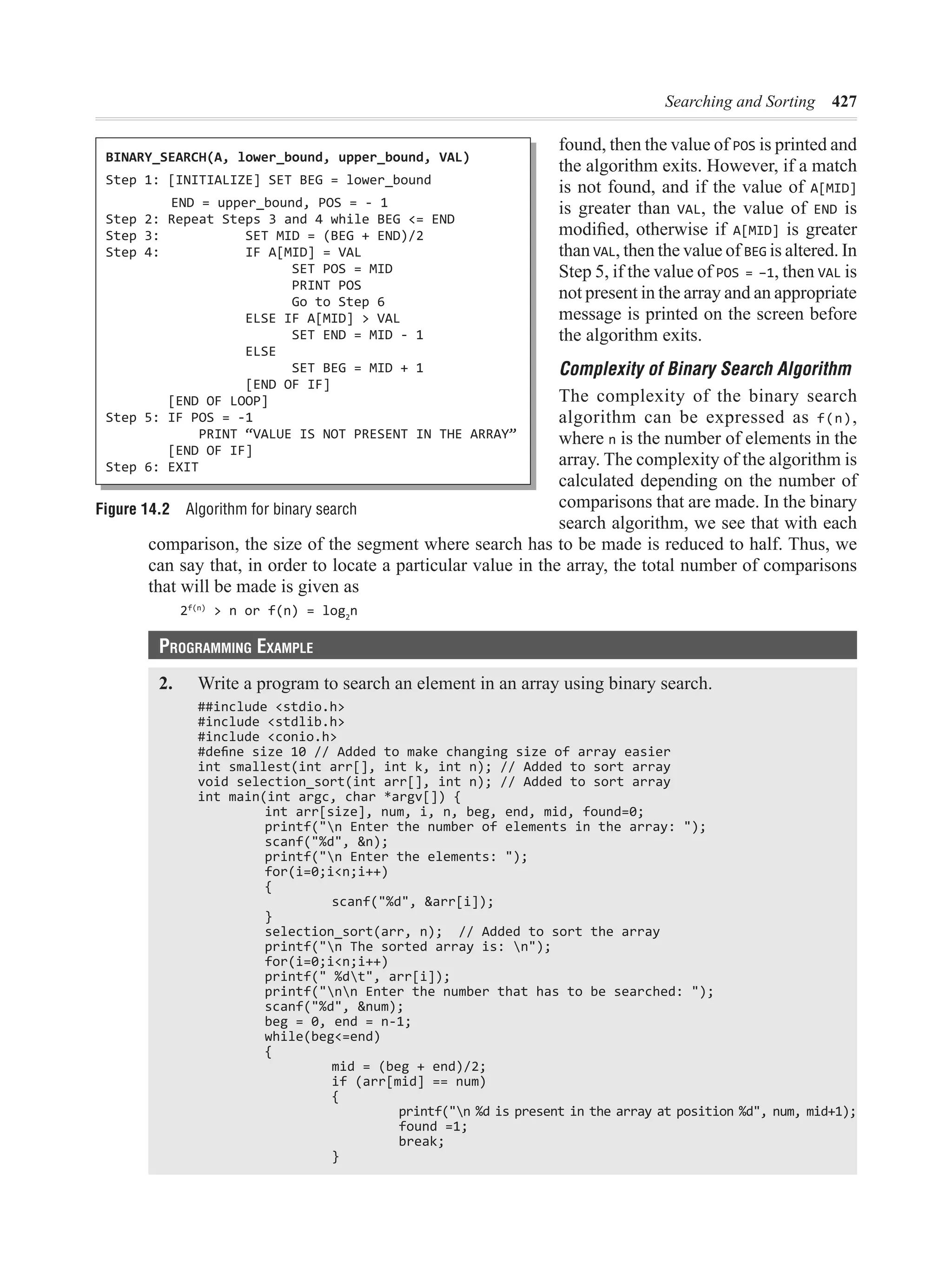 Chapter 14 Searching and Sorting | PDF | Programming Languages | Computing