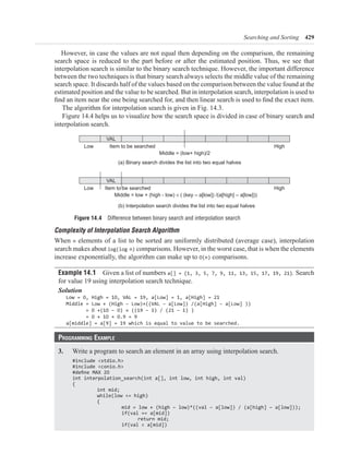 Chapter 14 Searching and Sorting | PDF | Programming Languages | Computing