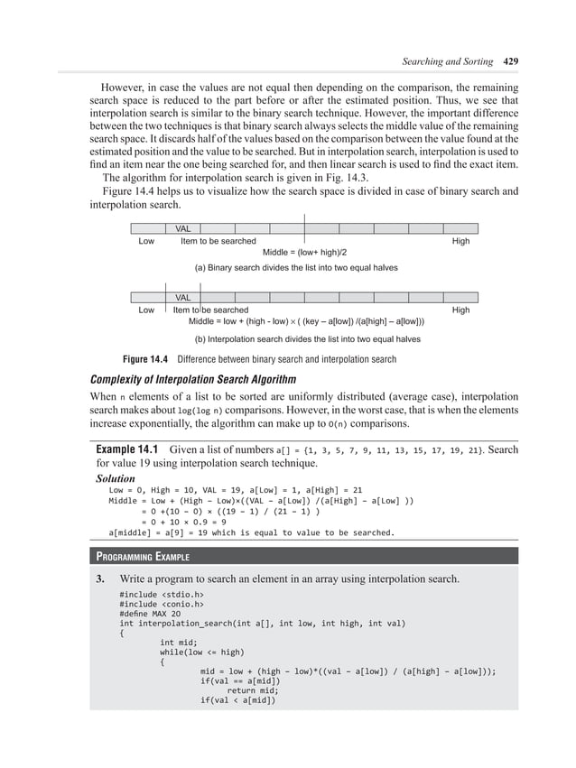Chapter 14 Searching and Sorting | PDF Chapter 14 Searching and Sorting | PDF