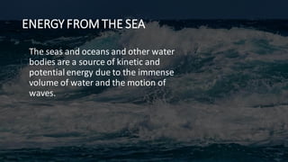 Chapter - 14, Sources of Energy, Science, Class 10 | PDF