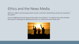 Chapter 14 The Culture of Journalism | PPTX