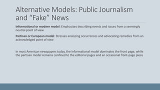 Chapter 14 The Culture of Journalism | PPTX