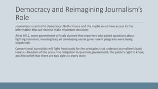 Chapter 14 The Culture of Journalism | PPTX