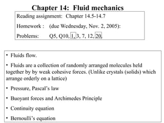 fluid statics, hydrostatics and pressure | PPT