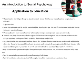 Chapter 14 Application of Social Psychology | PPTX