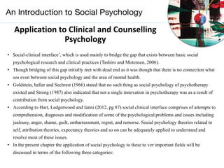 Chapter 14 Application of Social Psychology | PPT