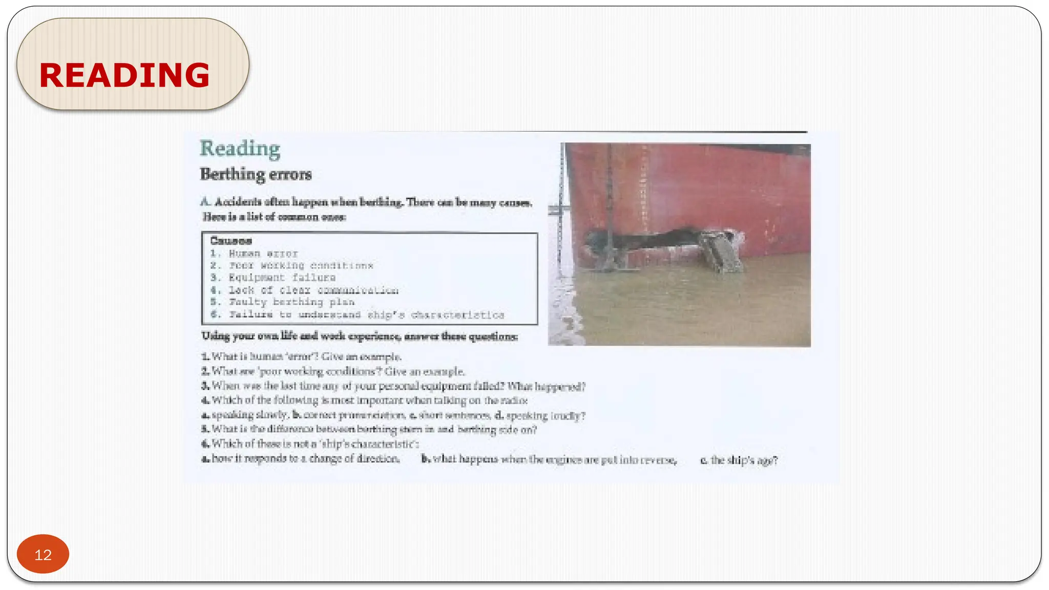 Maritime English Berthing Plans level one .pptx