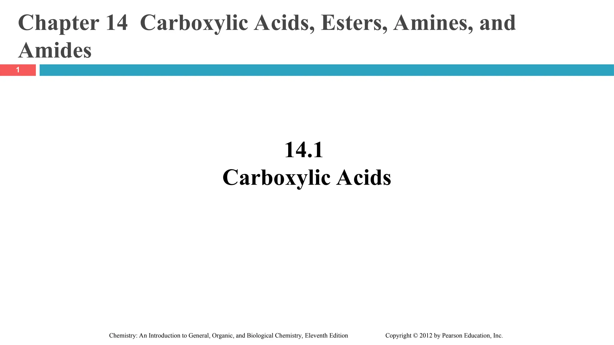 Chapter 14 Carboxylic Acids, Esters, Amines, and Amides.ppt