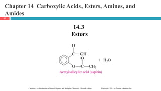 Chapter 14 Carboxylic Acids, Esters, Amines, and Amides.ppt