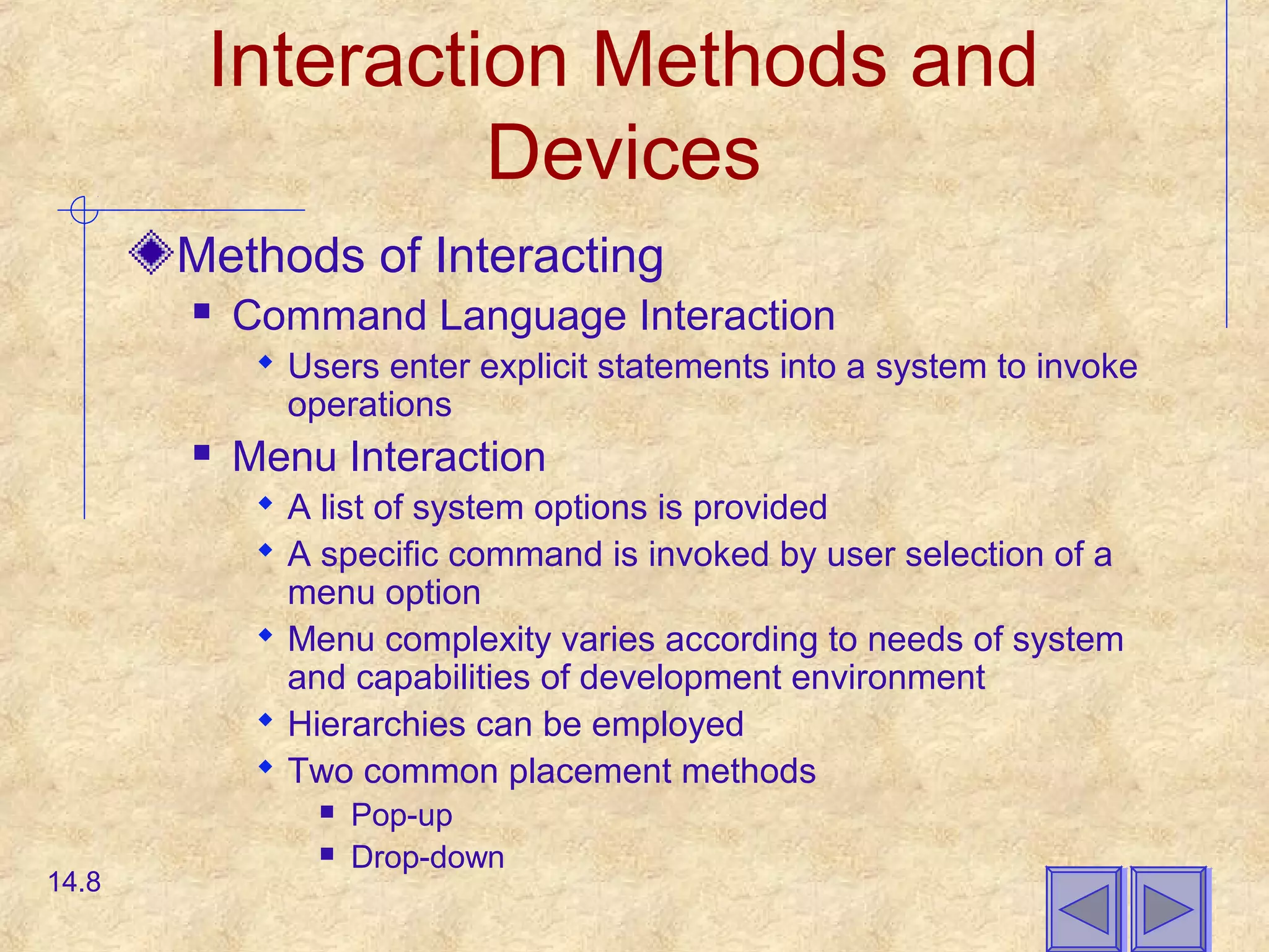 Chapter14 designing interfaces and dialogues | PPT