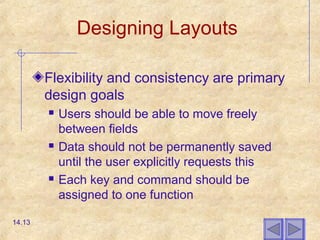 Chapter14 designing interfaces and dialogues | PPT