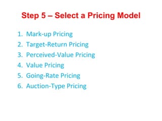 Chapter 14 developing pricing strategies | PPT