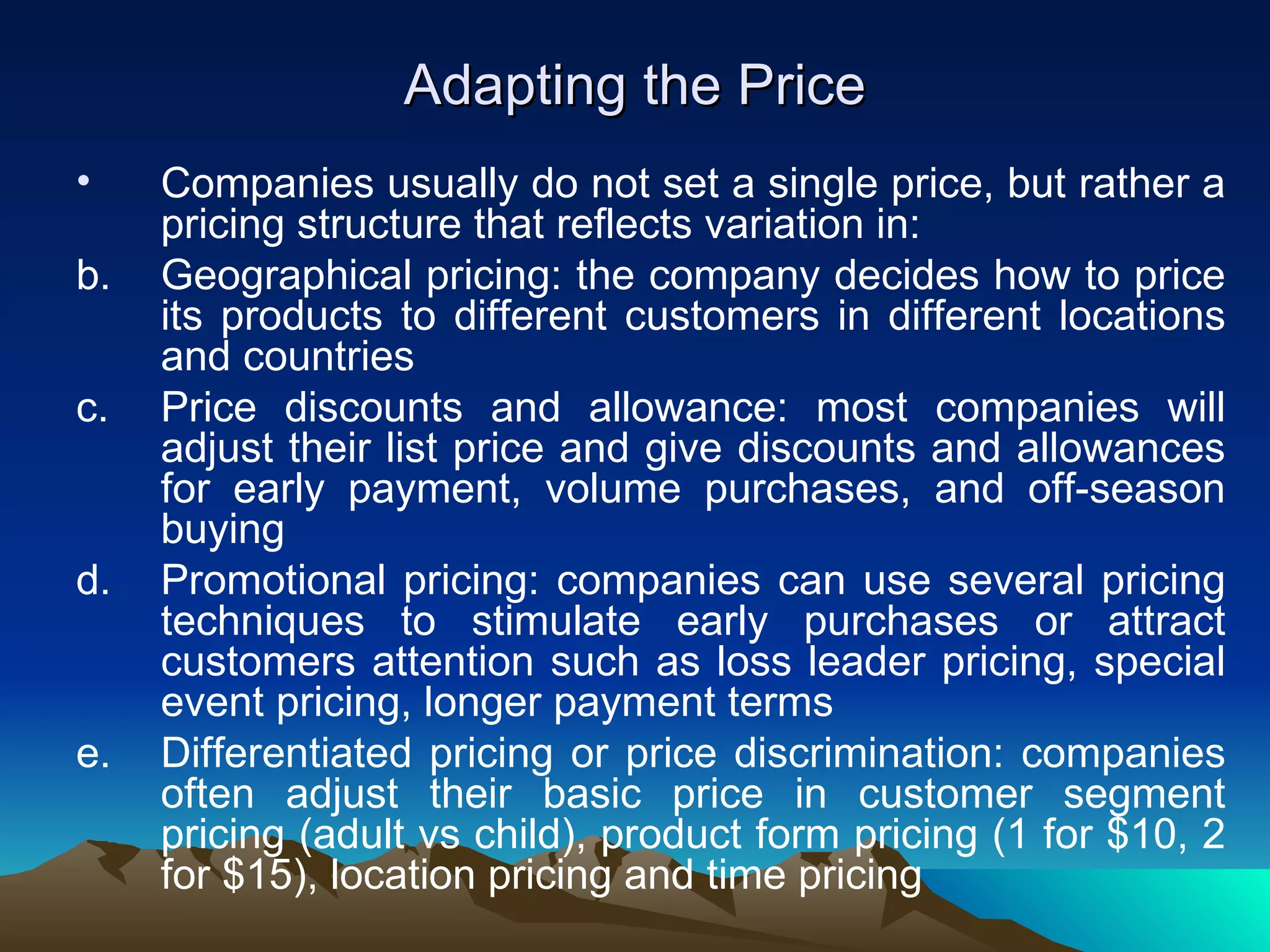 Chapter 14 Developing Pricing Strategies And Programs | PPT
