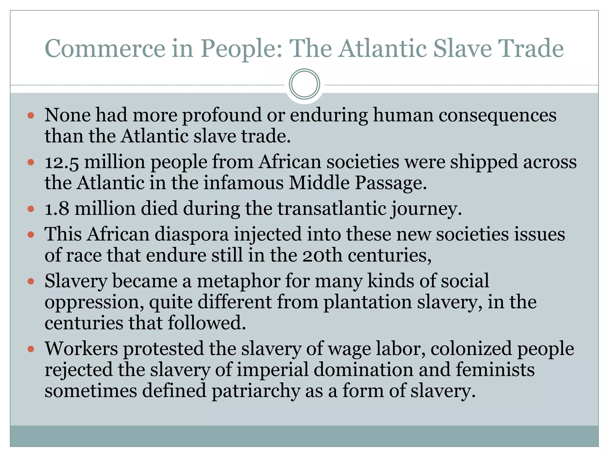 AP WORLD HISTORY - Chapter 14: Economic transformations: Commerce and ...