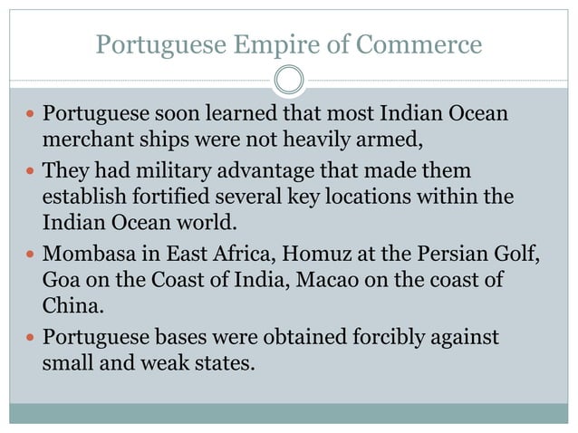 AP WORLD HISTORY - Chapter 14: Economic transformations: Commerce and ...