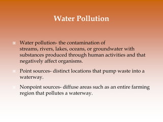 Chapter 14 Water Pollution | PPT
