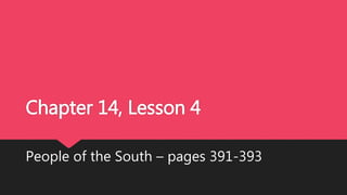 Chapter 14, lesson 4 white southerners | PPTX