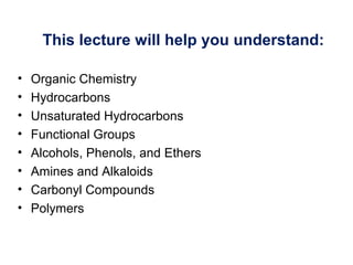 Chapter 14 organic compounds | PPT