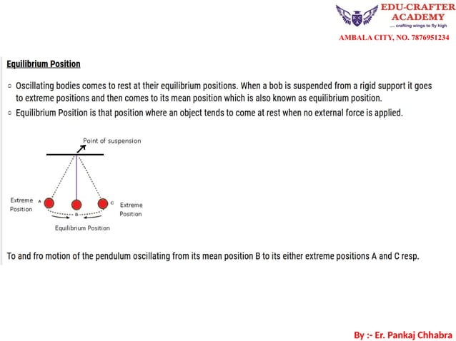 chapter 14oscillations.pptx class 11 physics | PPTX