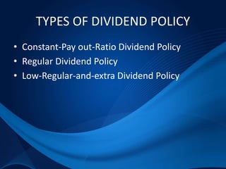 Payout Policy - Chapter 14 Gitman Book | PPTX