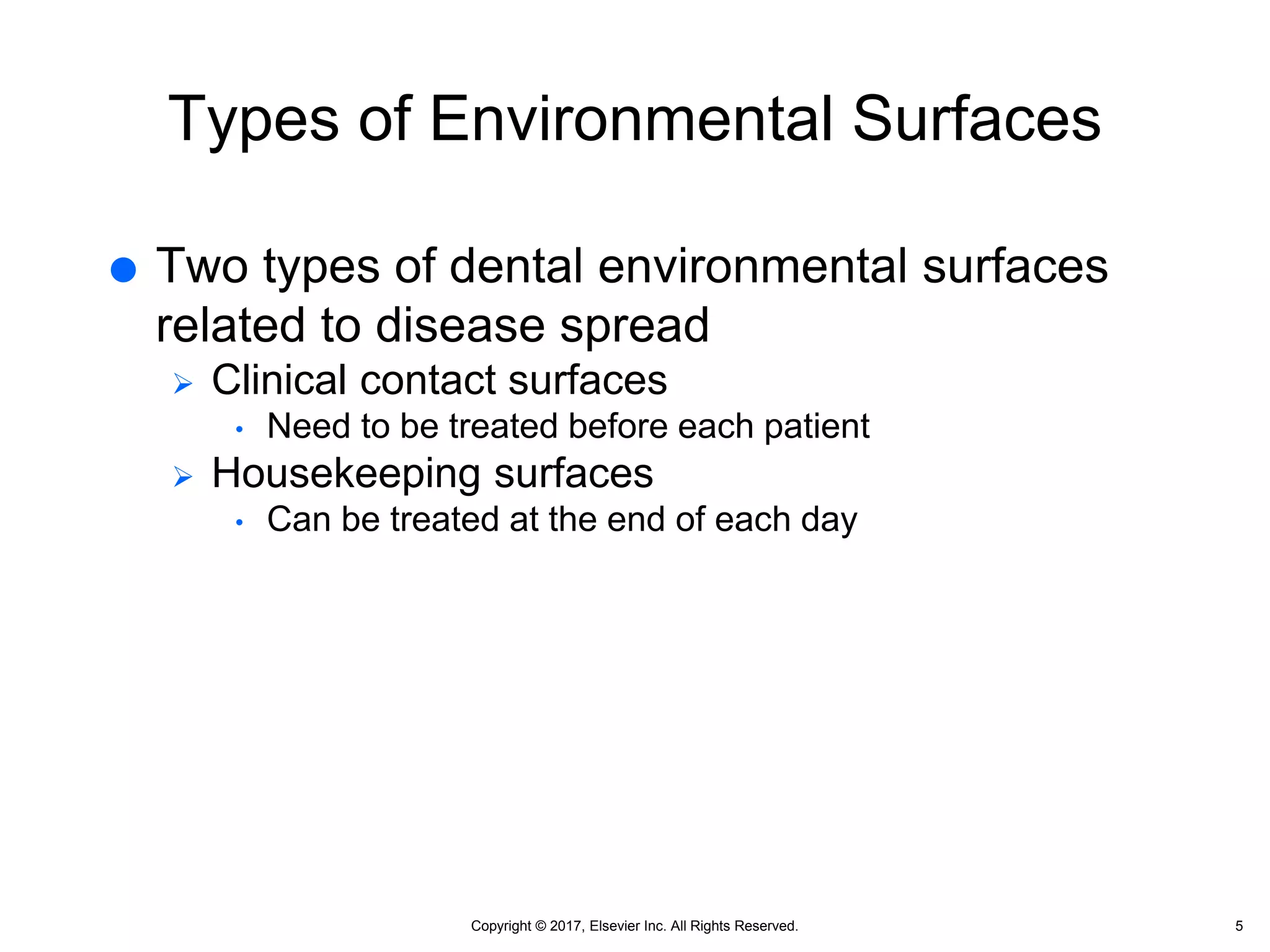 Chapter 14: Surface and Equipment Asepsis | PPTX