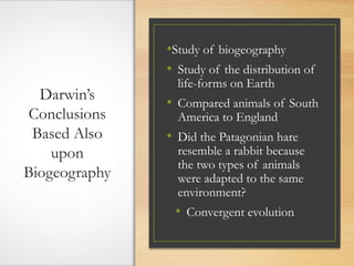 Chapter 14 Darwin and Evolution | PPTX