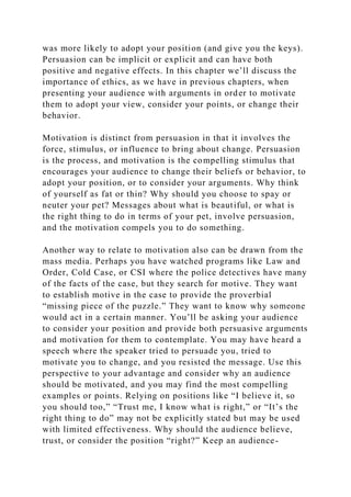 Chapter 14Presentations to PersuadeWe are more easily persuade.docx