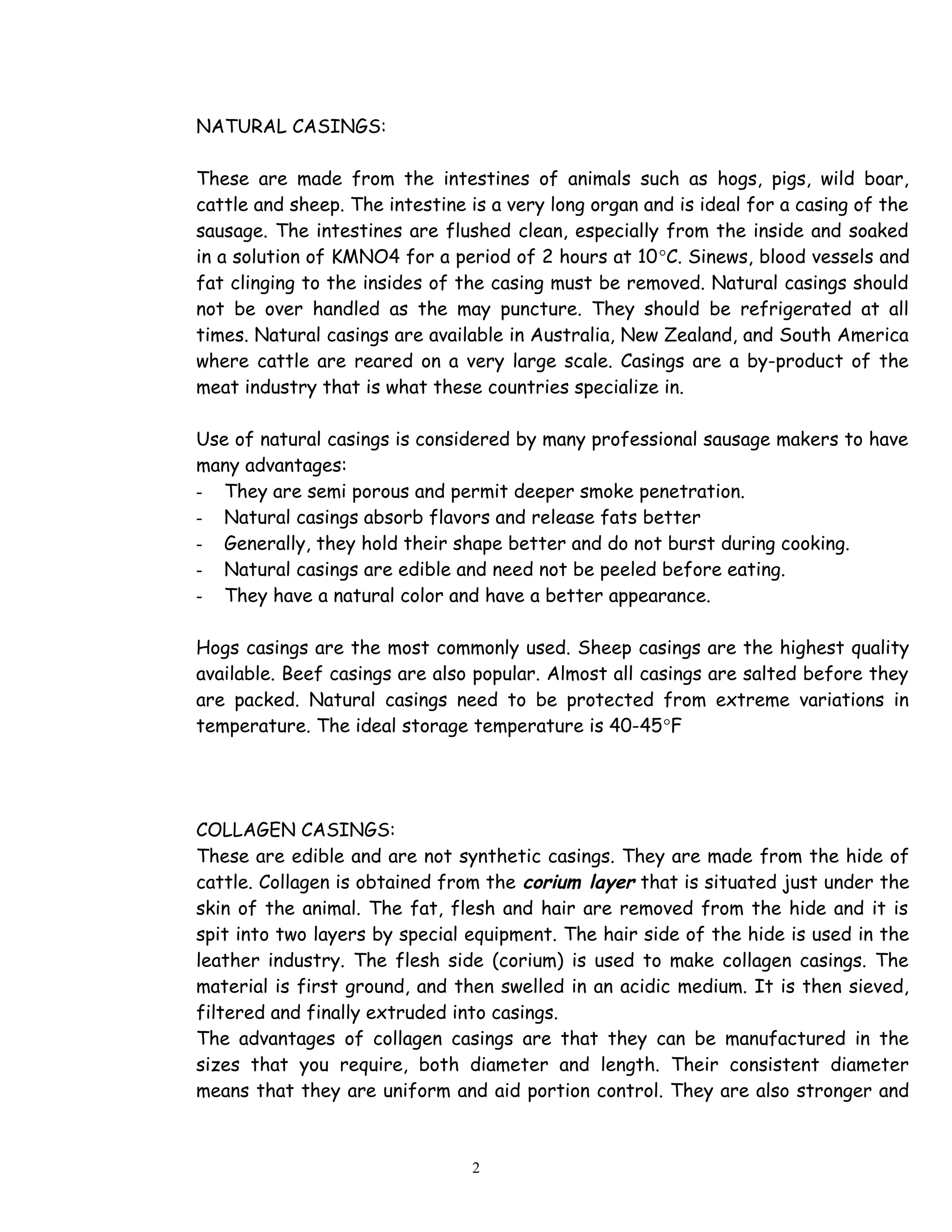 Chapter 14 sausages | DOC