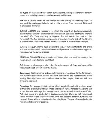 Chapter 14 sausages | DOC