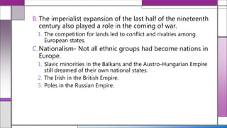 Chapter 14 section 1 power point | PPTX | Death, Injury, or Military ...