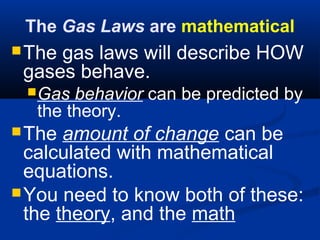 Chemistry - Chp 14 - The Behavior of Gases - PowerPoint | PPT