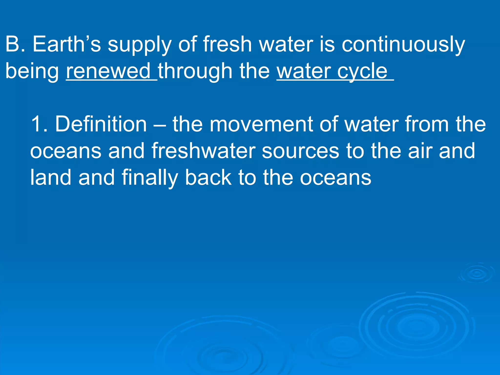 Chapter 14 – water resources | PPT