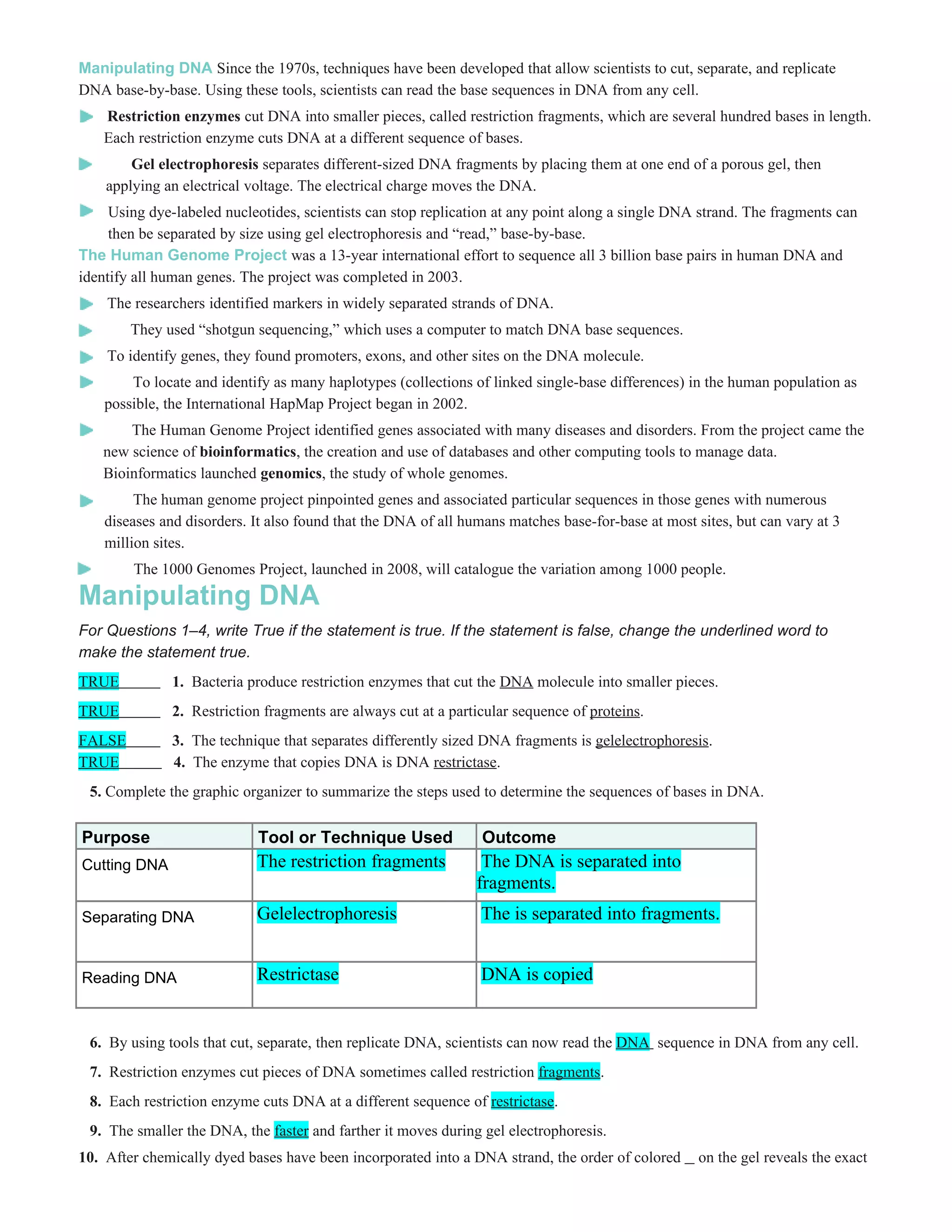 Chapter14worksheets | DOC