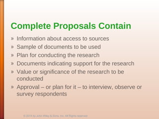 Chapter 14 Writing a Research Proposal.ppt
