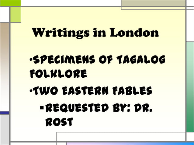Chapter 15 Life and Works of Rizal in London | PPTX