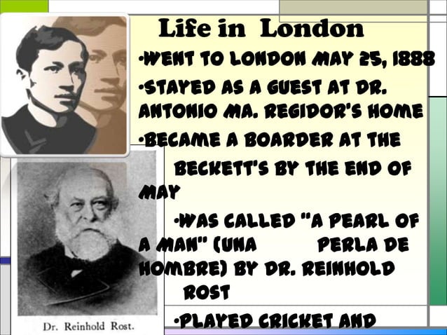 Chapter 15 Life and Works of Rizal in London | PPTX
