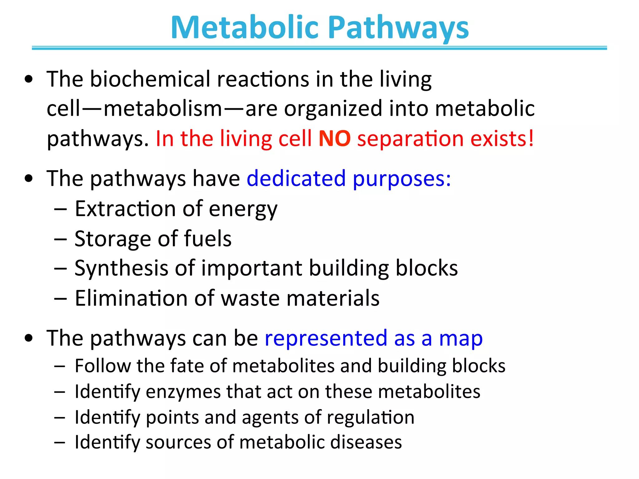 Chapter 15 - principle of metabolic regulation - Biochemistry | PDF