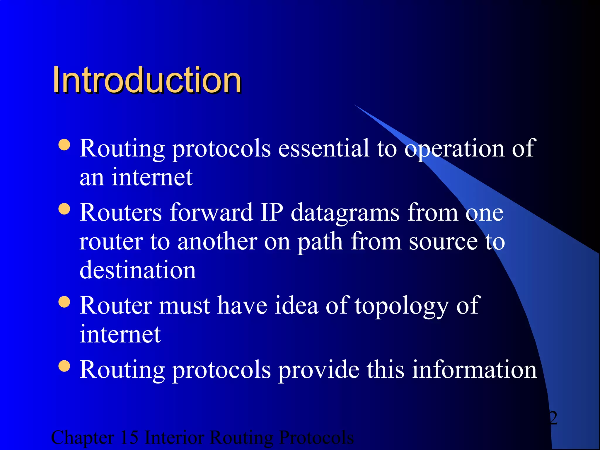 Interior Routing Protocols Chapter 15 | PPT
