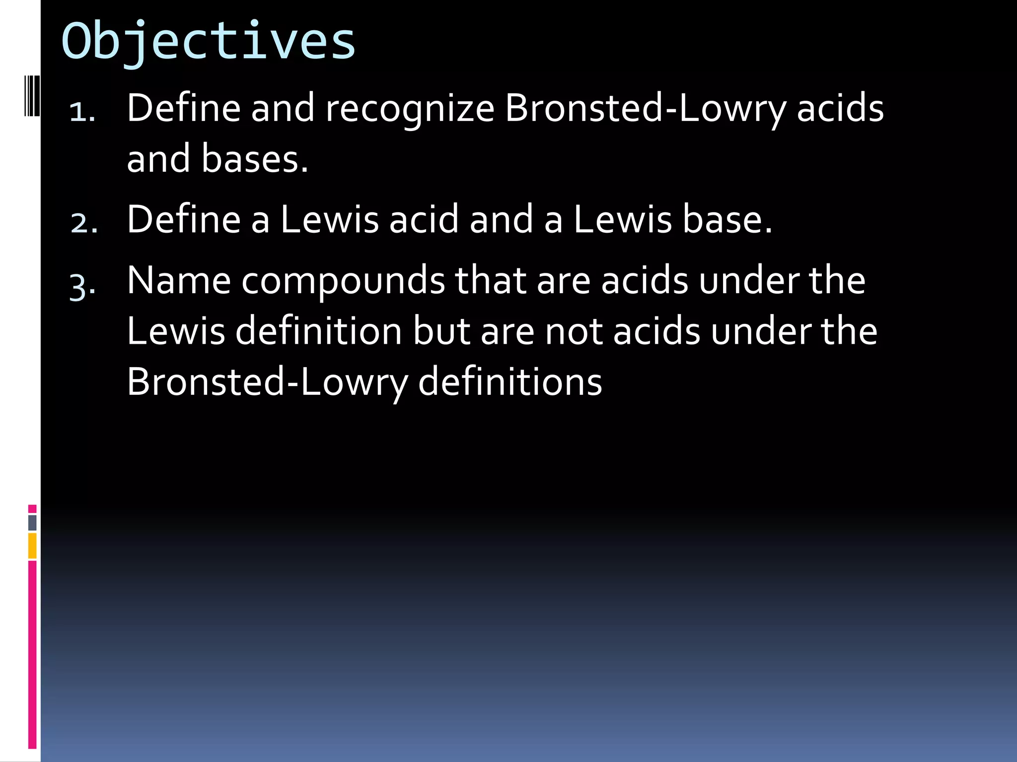 Chapter 15.2 Acid-Base Theories | PPTX | Chemistry | Science