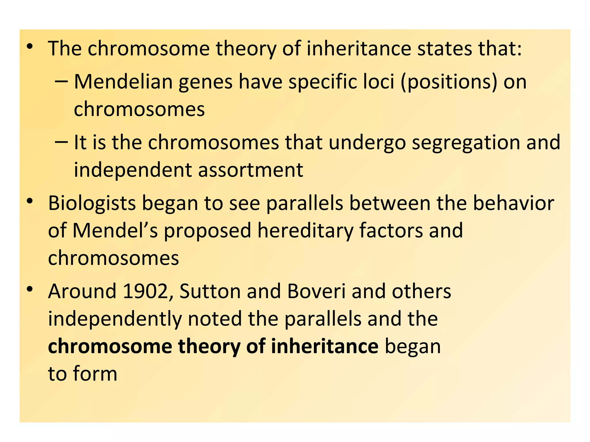 Chapter 15: Chromosomal Basis of Inheritance | PPT