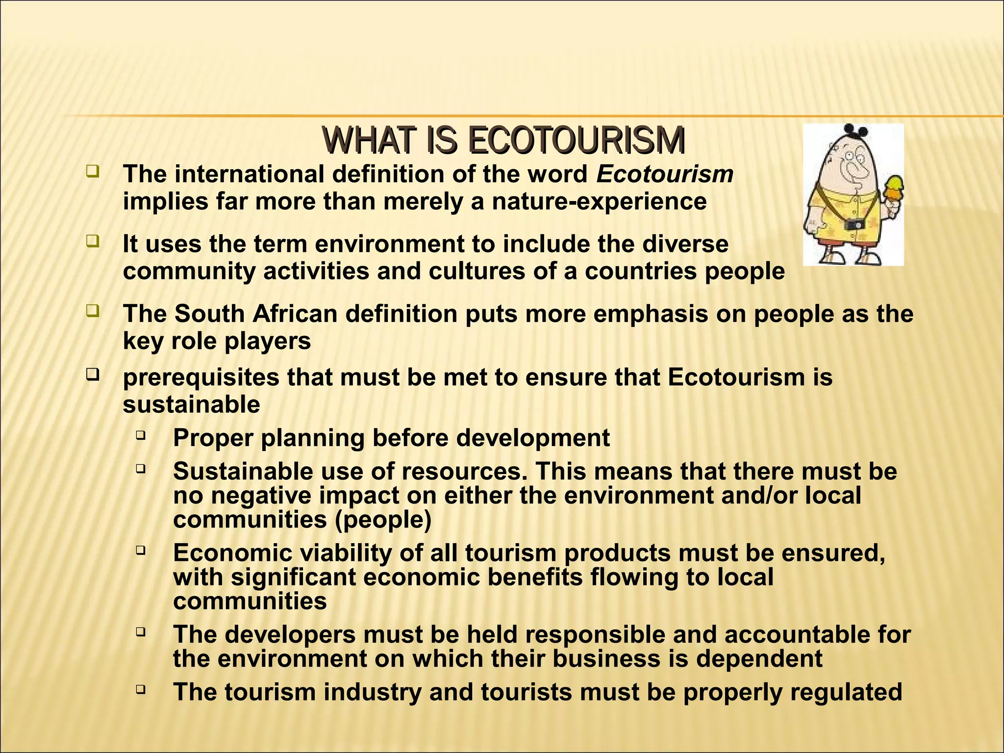 Ecotourism | PPT
