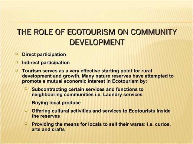 Ecotourism | PPT