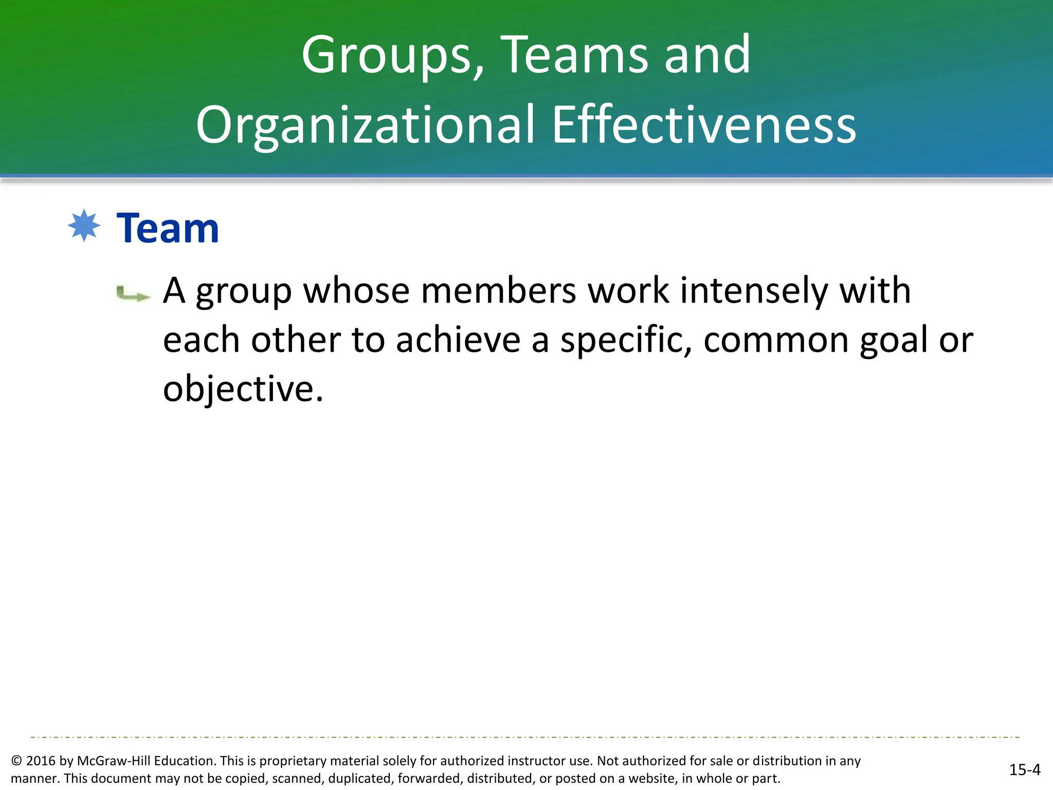 Chapter 15 - Effective Groups and Teams.ppt | Resume Writing and Advice ...